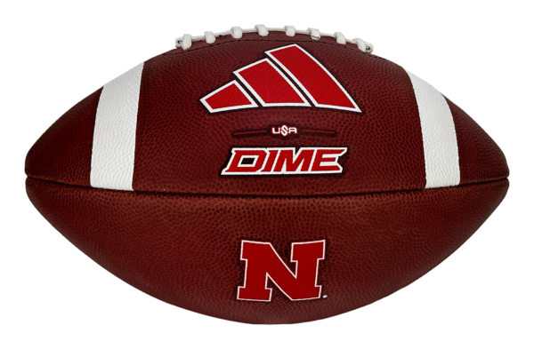 Official 2025 Nebraska Cornhuskers adidas Dime Game Football - Big Game USA