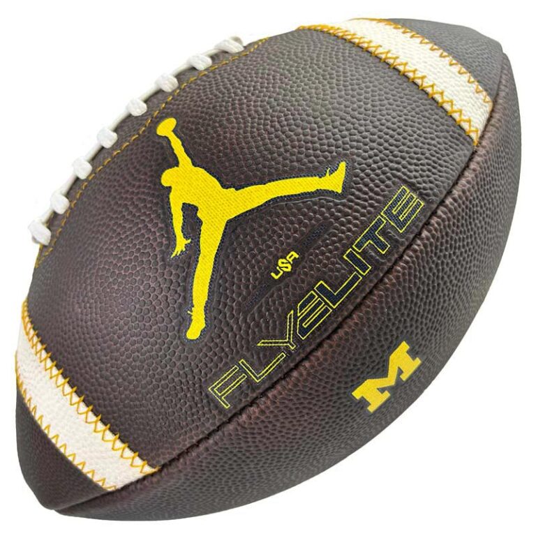 Official 2025 Michigan Wolverines Jordan Fly Elite Game Football - Big ...