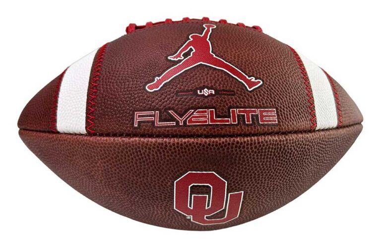 Official 2025 Oklahoma Sooners Jordan Fly Elite Game Football - Big ...