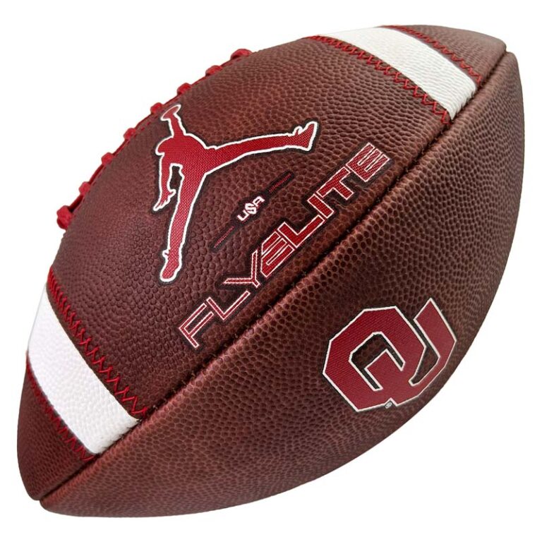 Official 2025 Oklahoma Sooners Jordan Fly Elite Game Football - Big ...