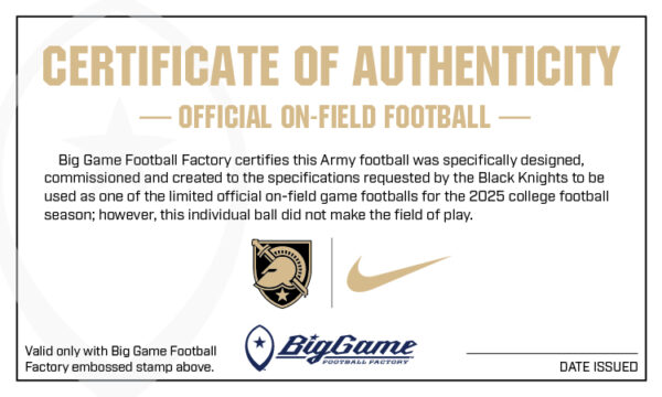 Limited-Edition Army 250 Football - Big Game USA
